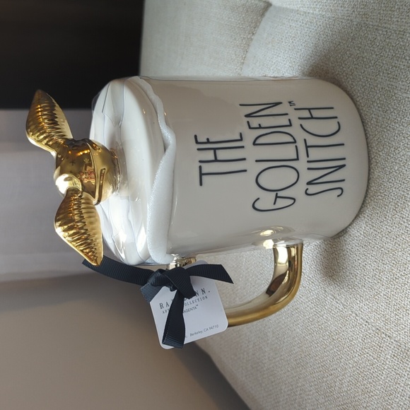 Rae Dunn | Dining | Xmas Gift Rae Dunn Harry Potter Golden Snitch Mug ...